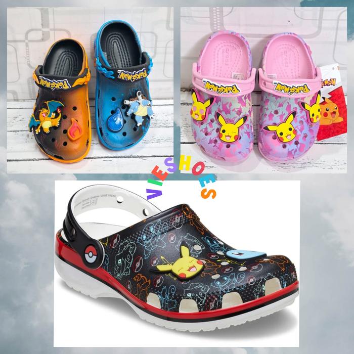Jual Crocs Classic Clog Pokemon Series size Anak dan Dewasa - Jakarta ...
