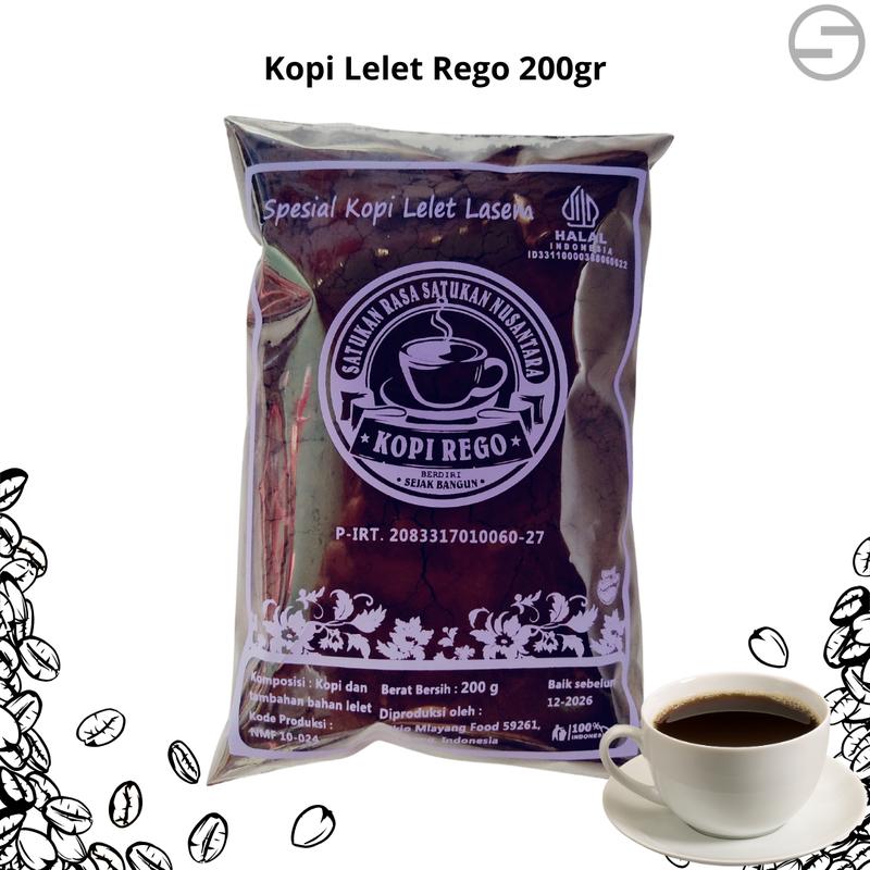 KOPI LELET REGO 200 gr / Kopi lelet Lasem Rembang Robusta Coffee - Shop ...