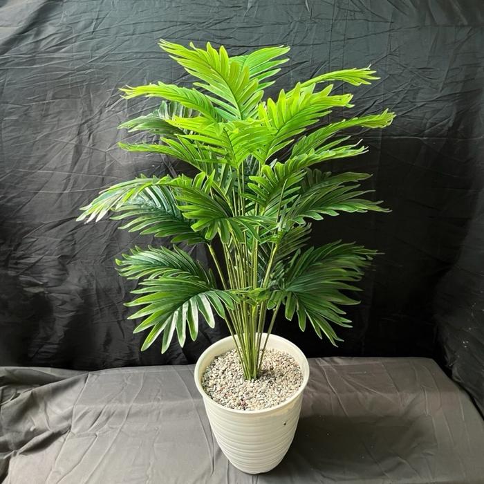 Jual 1 Set Palem X18 Artificial dengan Pot Pirus - Tinggi 80cm ...
