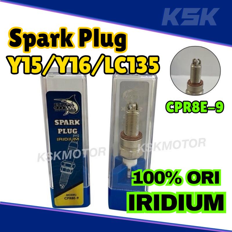 ESPADA SPARK PLUG IRIDIUM CPR8E-9 PLUG Y15ZR Y15 LC135 FZ150 - TikTok ...