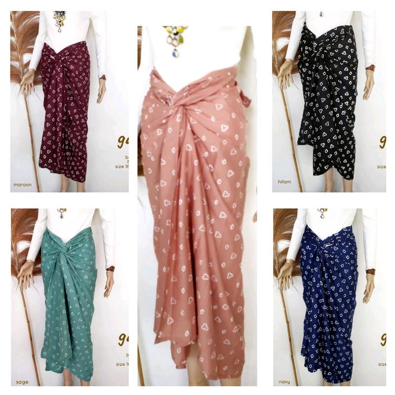 GARUTAN Rok Lilit Batik Manual Motif Jumput Garut - Shop | Tokopedia
