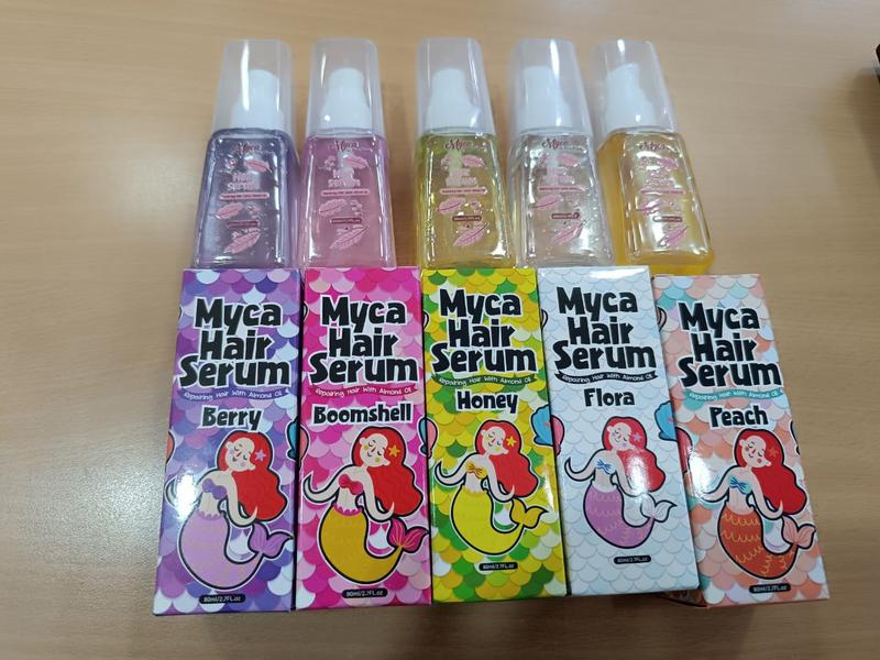 MYCA HAIR SERUM REPAIRING HAIR WITH ALMOND MILK 80ML 100% ORIGINAL ...