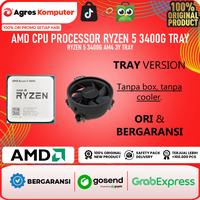 Promo [GET FREE THERMAL PASTE] AMD CPU PROCESSOR RYZEN 5 3400G RADEON VEGA 11 (4C/8T + 3.7-4 ...
