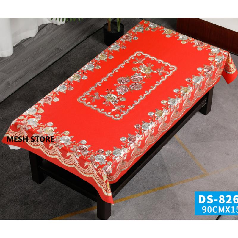 Taplak Meja Ukuran 90x150cm / Taplak Meja Ruang Tamu / Tapla - Shop ...