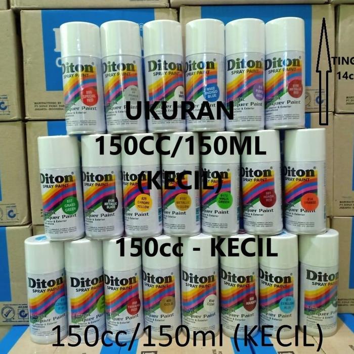 Jual DITON Spray Paint Pilox Cat Semprot 150cc (KECIL) Warna Glossy ...