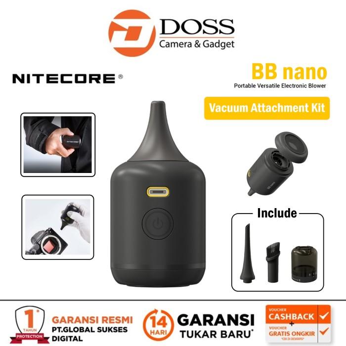 Nitecore BB Nano Pocket Sized Electronic Blower Vacuum Attachment ...