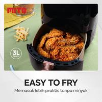 Promo MITO Air Fryer Go AF2 Low Watt 3L Mesin Penggoreng Tanpa Minyak ...