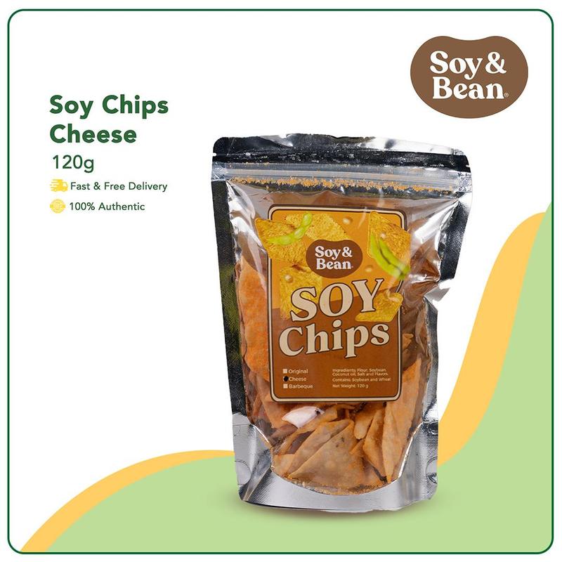 Soy & Bean Soy Chips Cheese 120g Plant-Based Chips - TikTok Shop ...