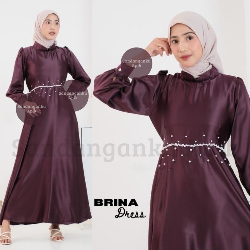 Brina Dress by Sandanganku Apik Gaun Baju Lebaran Kondangan Bridesmaid ...