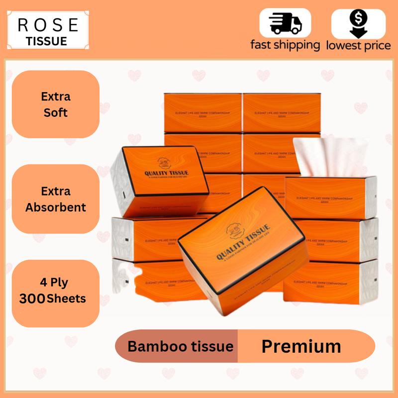 (20 Pack) Cai Piao S-Size Quality Facial Tissue Soft 300 Sheets ...