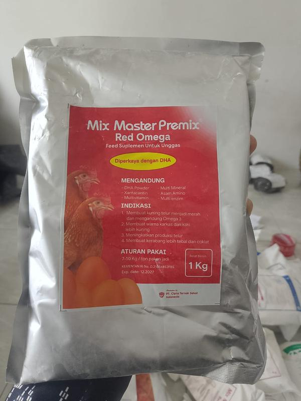 MIX Master Premix Red Omega-Membuat Kuning Telur Mengandung Omega ...