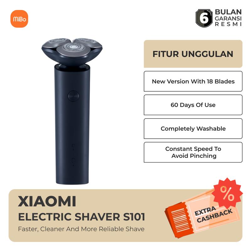 Xiaomi Electric Shaver S101 18 Blade Alat Cukur Kumis - Shop | Tokopedia