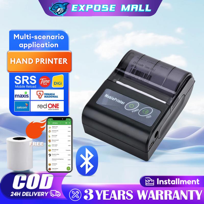 Pencetak Resit Pencetak Bluetooth Pencetak Resit Terma Pencetakan Label ...