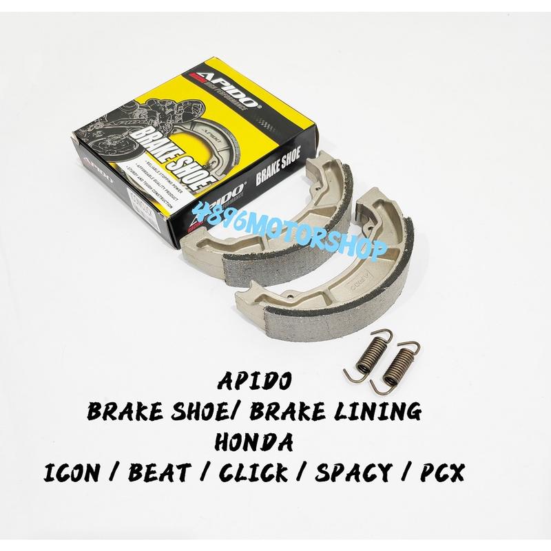 APIDO BRAKE LINING BREK SHOES SCOOTER PCX BEAT SPACY ICON CLICK ...