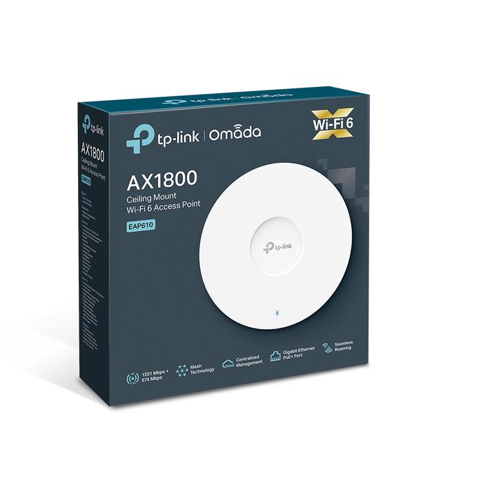 Jual TP-Link EAP610 AX1800 Wireless Dual Band Ceiling Mount Access ...