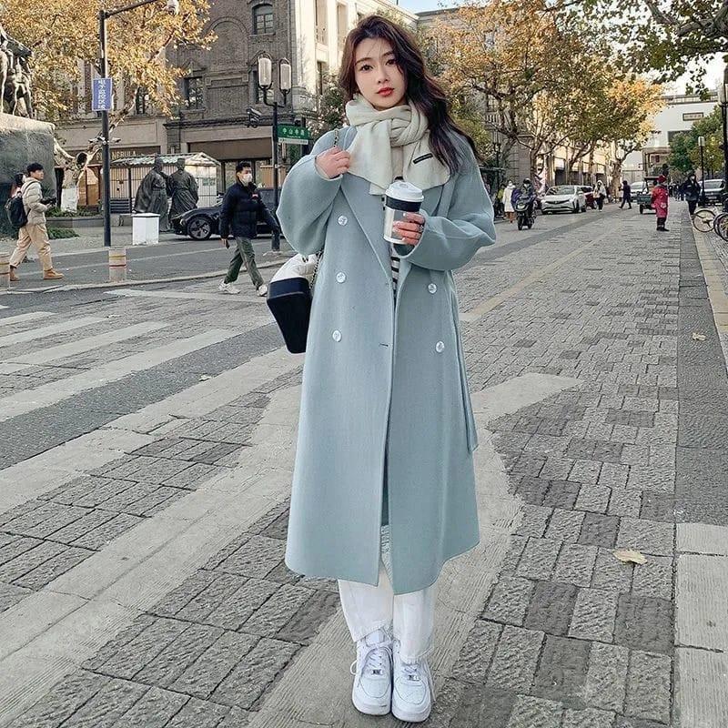PREMIUM (READY) terjamin Long Coat Wanita Korea Import Premium – Jaket ...