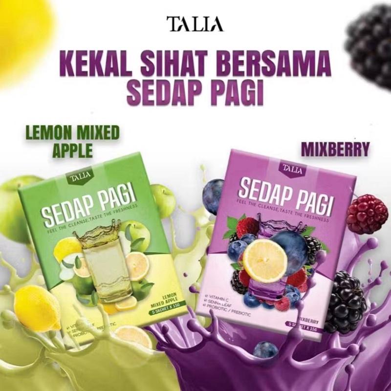TALIA MINUMAN BUAH LEMON MIXED APPLE DAN MIXED BERRY - TikTok Shop Malaysia