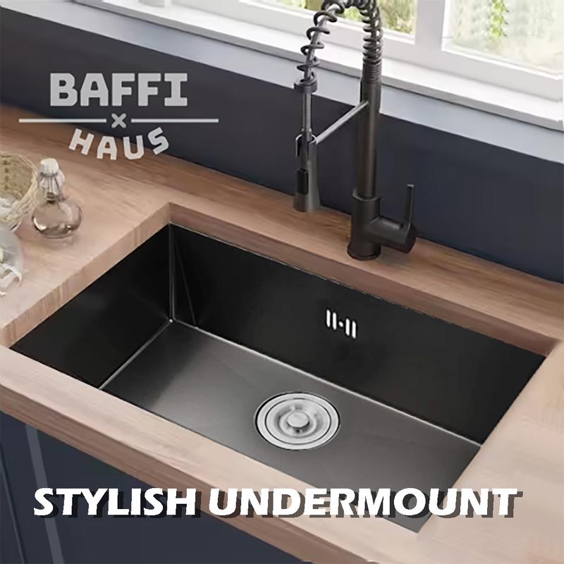 NANO Undermount Sink Stainless Steel 304 Sinki Dapur Kitchen Sink sinki ...
