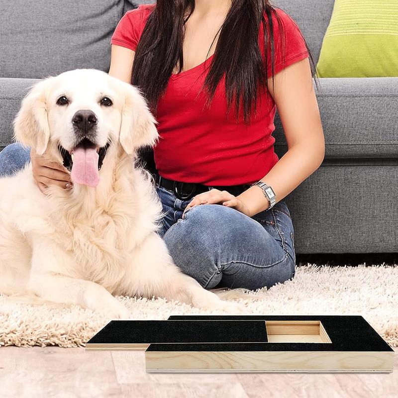 Dog Toenail Scratching Board Nail Trim Toy Scratch Pad With Built-in ...