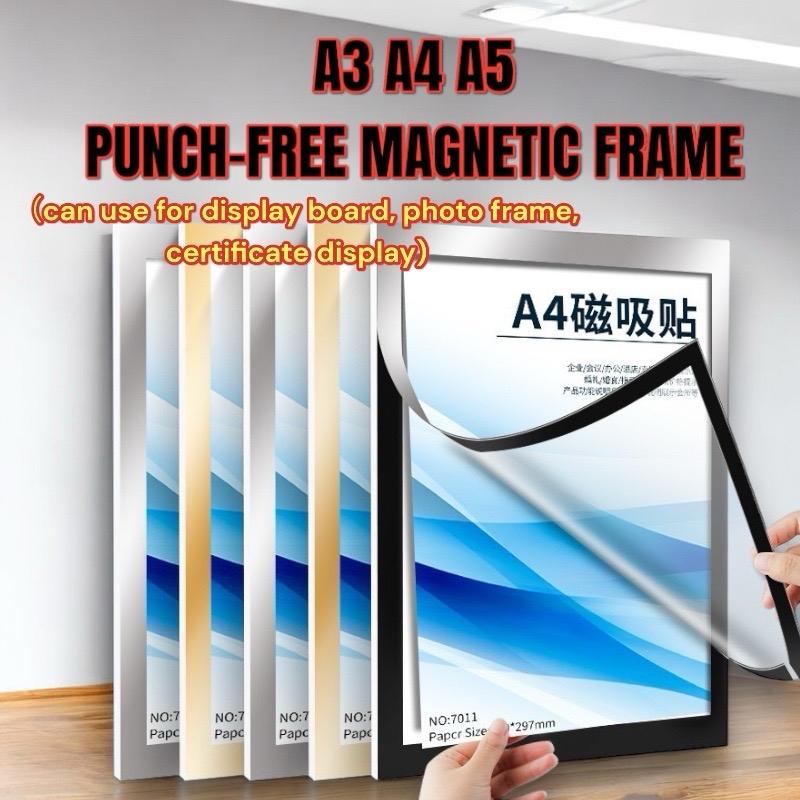 Bingkai Foto magnetik A3/A4/A5 - Papan Paparan Dinding - Pejabat ...