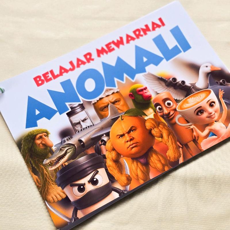 buku mewarnai macam-macam anomali - Shop | Tokopedia