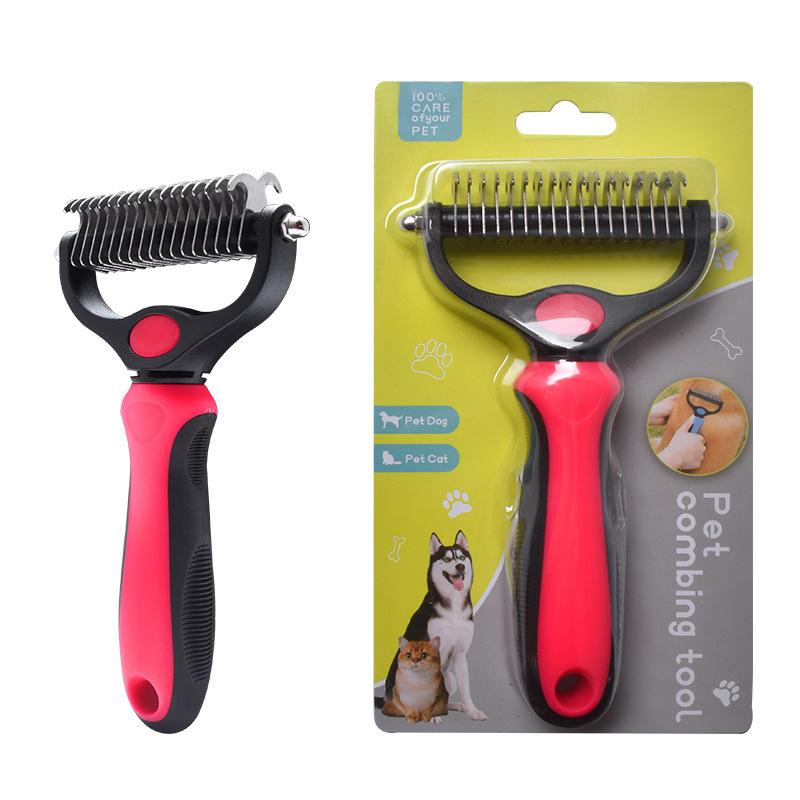Pet Deshedding Comb & Double - Sided Detangler! Effortlessly - TikTok ...