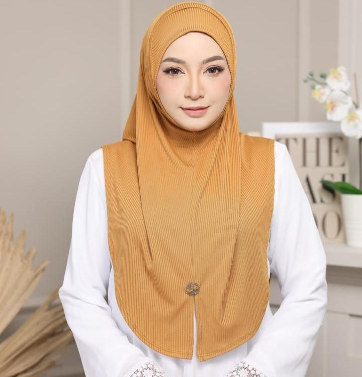 INSTANT SARUNG NUHAA | KAIN ORGANIC COTTON RIBBED PREMIUM | EASY ...