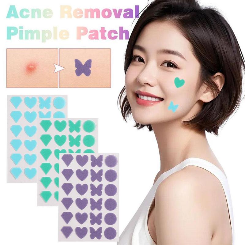 24pcs/sheet Various Shapes Acne Patch Waterproof Sweat Proof - TikTok ...