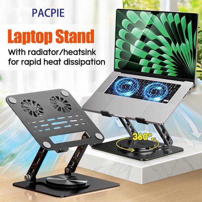 Promo PACPIE Laptop Stand 360° Bisa Diputar Portable / Braket Notebook ...