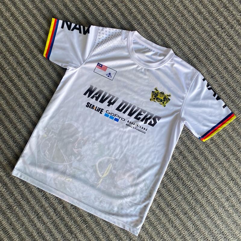 NAVY DIVERS SUBLIMATION SHIRT - TikTok Shop Malaysia