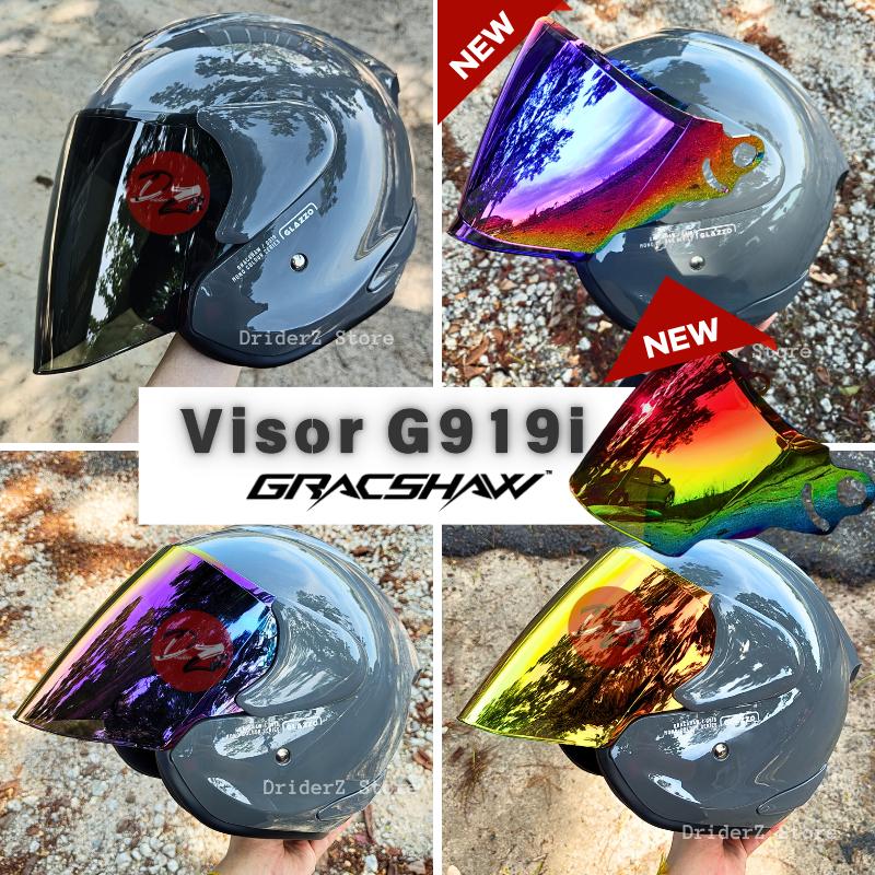 (VISOR) Gracshaw G919i Glazzo Dualtone Helmet Visor- Rainbow - TikTok ...