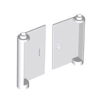 Jual Lego parts white door 1 x 3 x 4 kode 445a left + 446 right ...