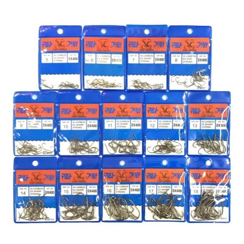 EAGLE WAVE DX400 ORIGINAL PRAWN FISH HOOKS MADE IN JAPAN / HELANG ...