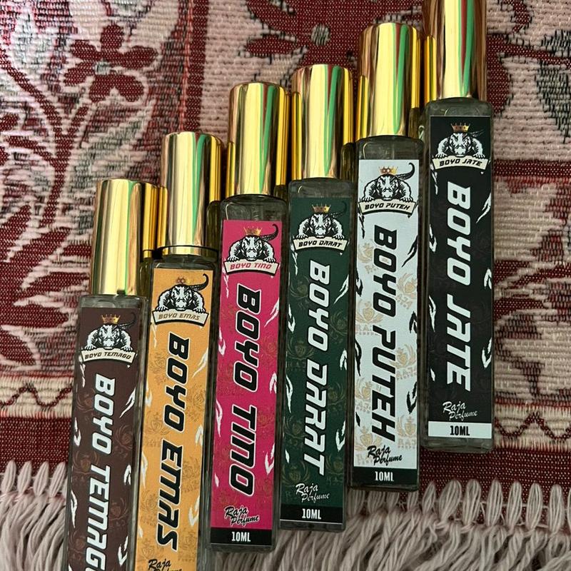 PERFUME BOYO 10ML 6 PILIHAN BAU || BOYO JATE || BOYO TINO || BOYO DARAT ...