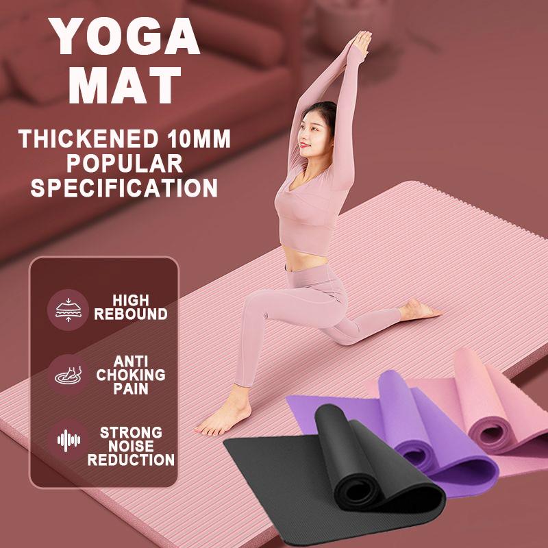 Yoga mat women's fitness mat household anti slip shock-absorbing ...