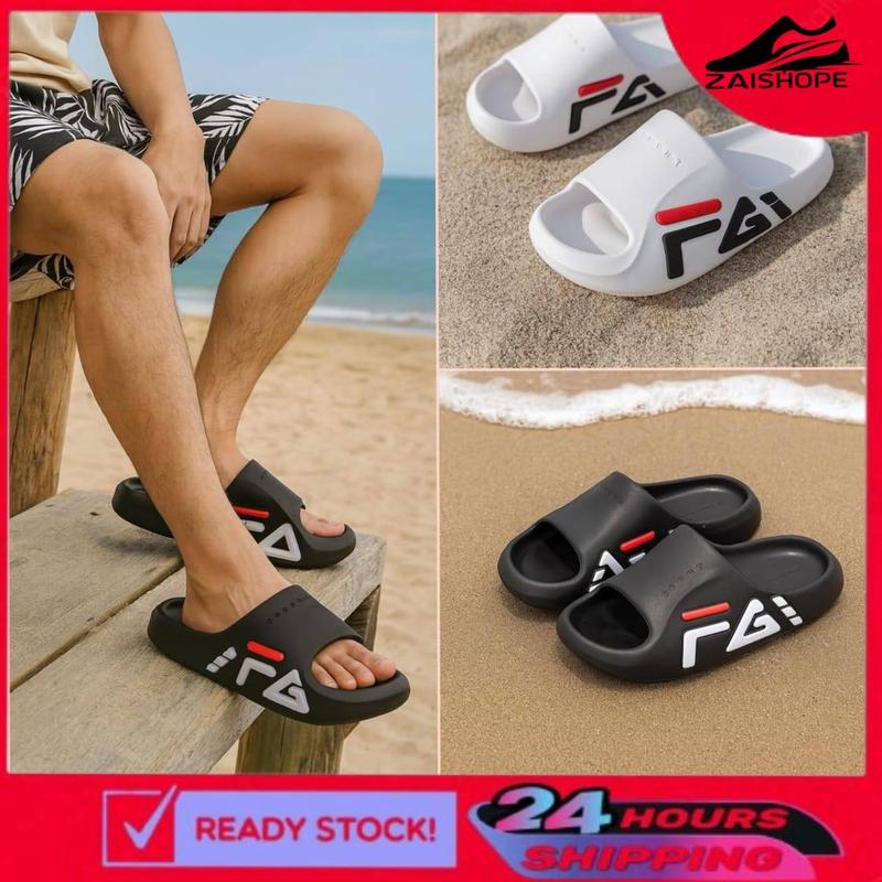 zaishope Selipar Lelaki Sandal Getah Tahan Lasak Pilihan Warna - TikTok ...