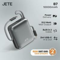 Jual 【Sertifikat CCC】Powerbank JETE B7 22.5W Fast Charging with LED ...