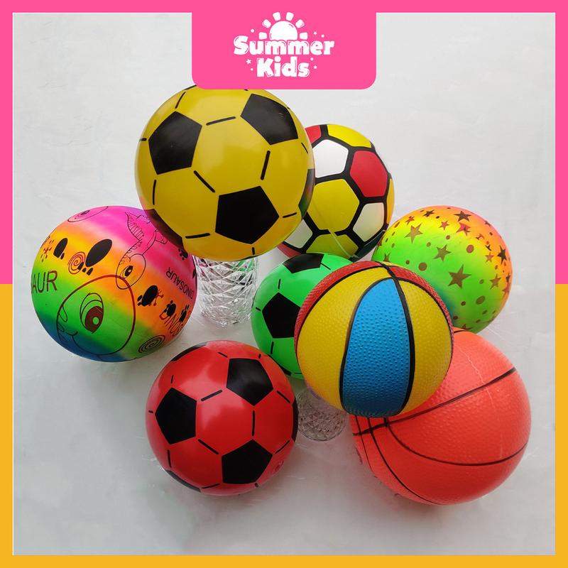 Mainan Bola Karet Anak Basket / Bola Sepak Karet - Shop | Tokopedia