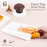 Jual Kantong Plastik Kertas Roti Bening Putih Kraft | Paper Bag Bread ...