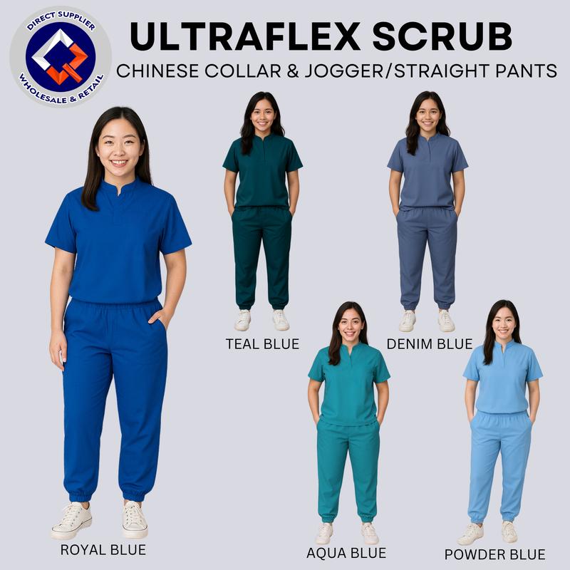 WOMEN'S Sizing - ULTRAFLEX FABRIC CHINESE COLLAR SCRUBS - TikTok Shop ...