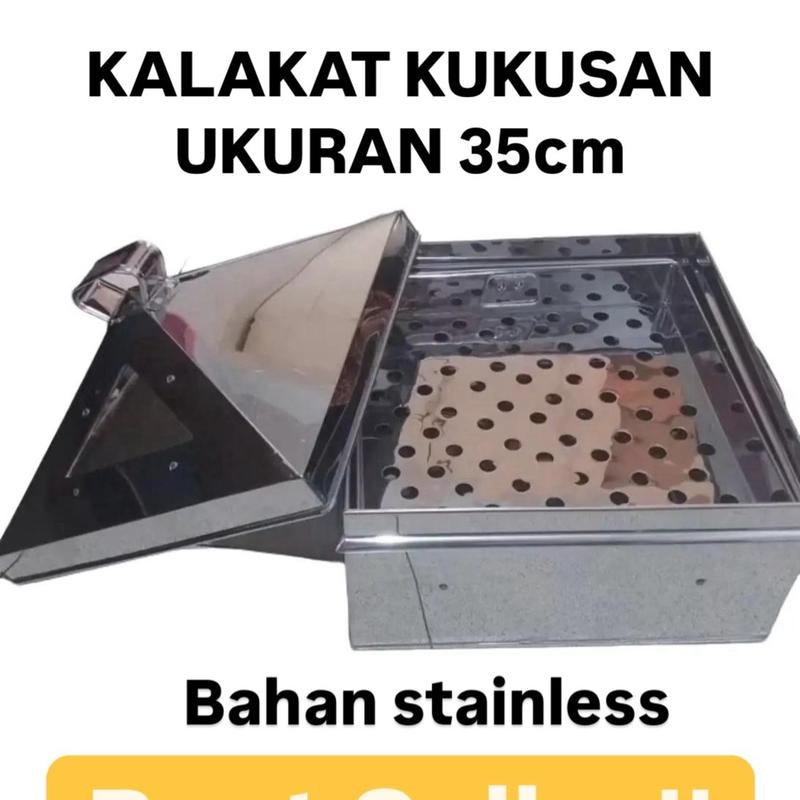 KALAKAT KUKUSAN UKURAN 35cm stainless dandang panci kukus dimsum - Shop ...