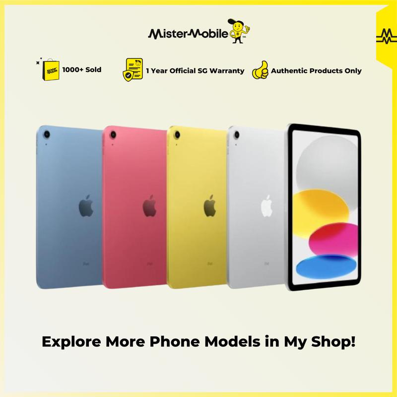iPad 10th Gen Wifi / Cellular | 64GB 256GB | 10.9 inches | 7606 ...