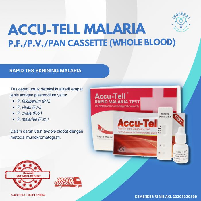 Jual Rapid Tes Malaria Accu-Tell Malaria P.f./P.v./Pan Cassette ...