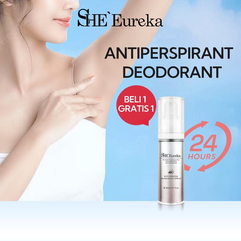 BUY 1 GET 1 FREE SHE Eureka Anti-Perspirant Deodorant Spray for - TikTok Shop Malaysia