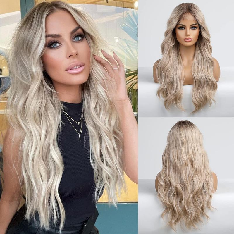 HAIRCUBE Haircube Lace Front Wig Long Wig Loose Wave Middle Part ...