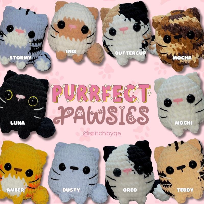 [Ready Stock] Purrfect Pawsies Handmade Crochet Plushies - TikTok Shop ...
