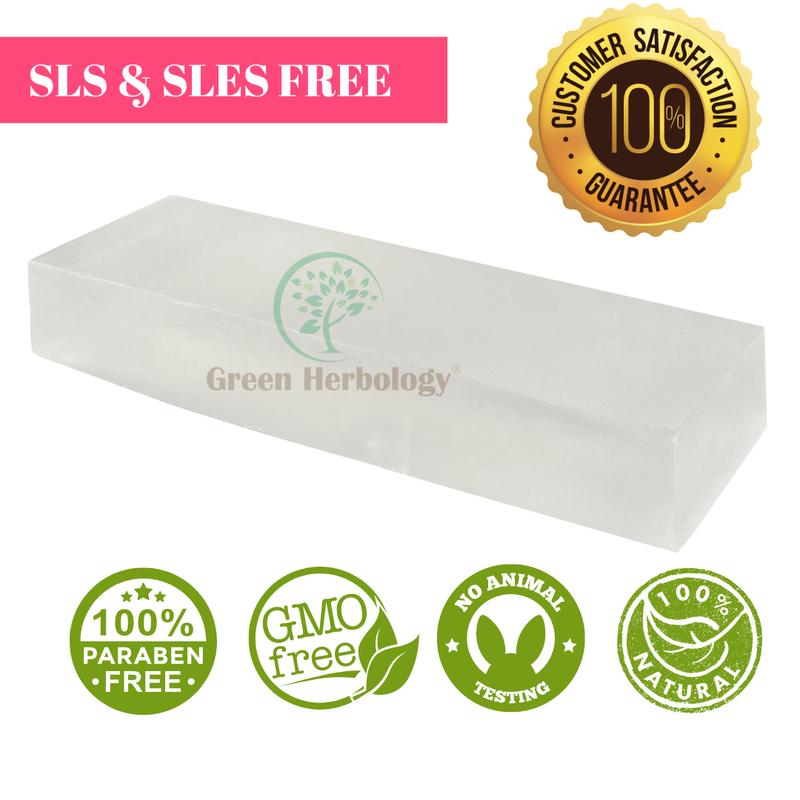 Transparent Glycerin Soap Base SLS & SLES FREE 1KG - TikTok Shop Malaysia