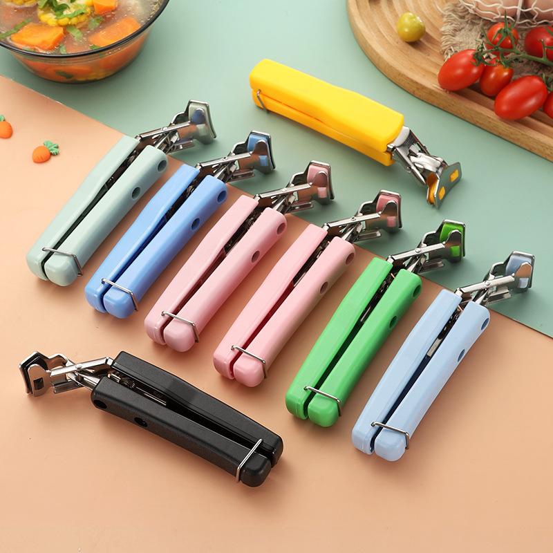 Stainless steel anti scald clip, silicone bowl clip, colored - TikTok ...