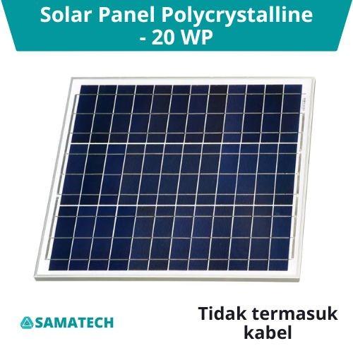 Termurah Solar Panel Surya Solar Cell 20Wp 20 Watt 20 Wp Pol - Shop ...