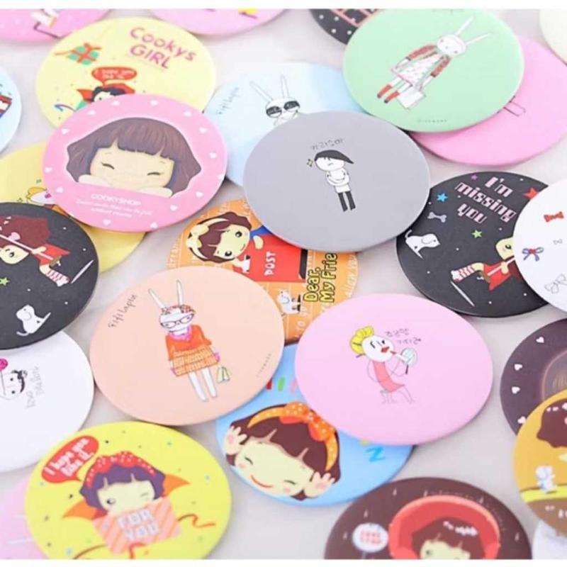 Kaca Cermin Bulat Mini Cermin Saku 1 Pcs - Shop | Tokopedia